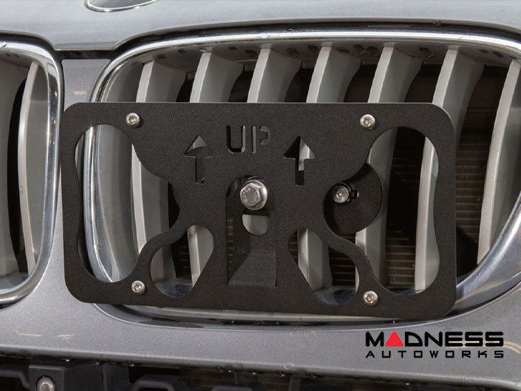 Dodge Hornet License Plate Mount - Platypus - Grille Mount, CS-AC105-5QX